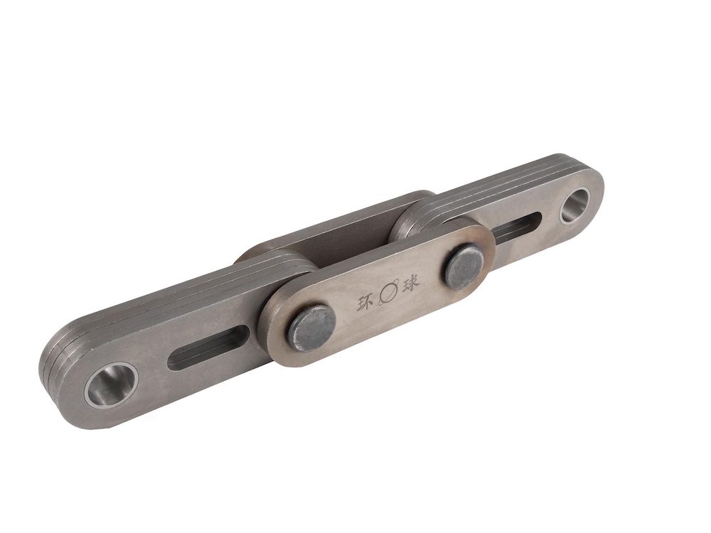 Plate chain with long hole