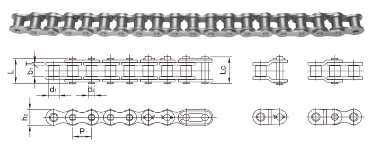 Comprehensive Roller Chain Size Chart | Universal Chains for Industrial ...