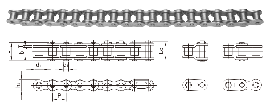 Comprehensive Roller Chain Size Chart | Universal Chains for Industrial ...
